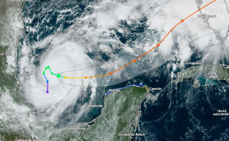 Huracán Milton alcanza categoría 3 y se fortalece en la península del Yucatán en México ...